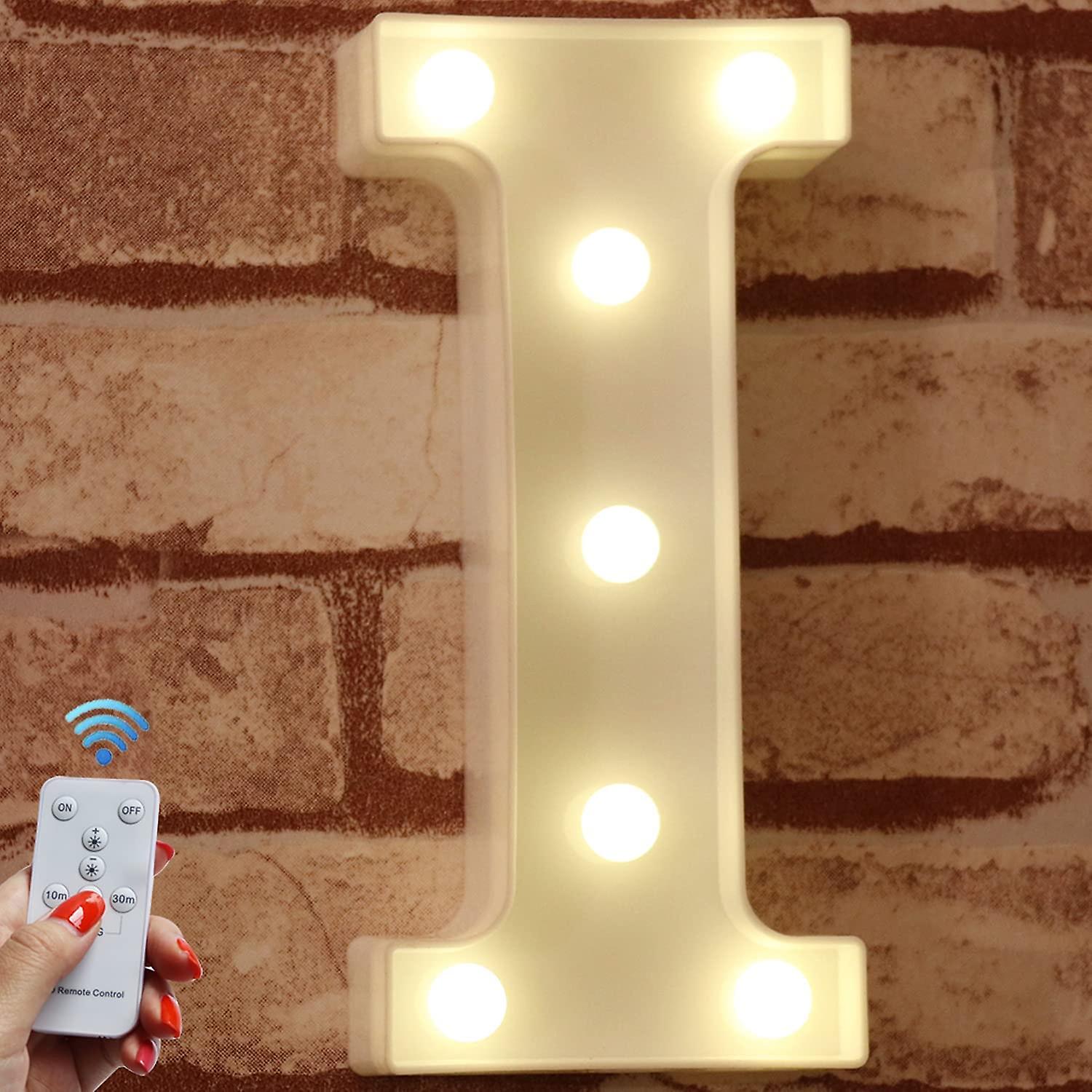 Led Marquee Letter Lights Alphabet Light Up Signs With Timer Remote ...