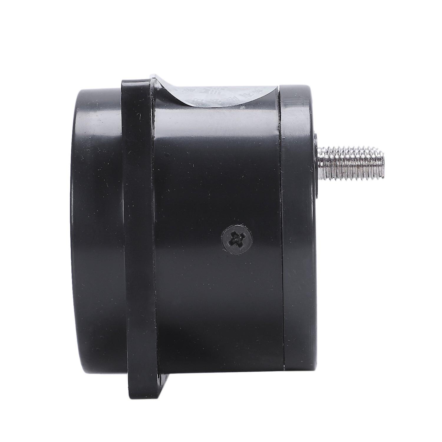 2.5 Accuracy AC 0-5A Analog Panel Round Meter Ammeter Meter Black ...