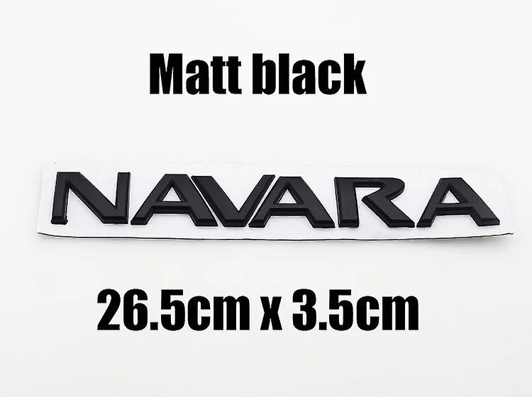 1pcs 3D ABS NAVARA Car Logo Letter Sticker Rear Bumper Trim Door Trunk ...