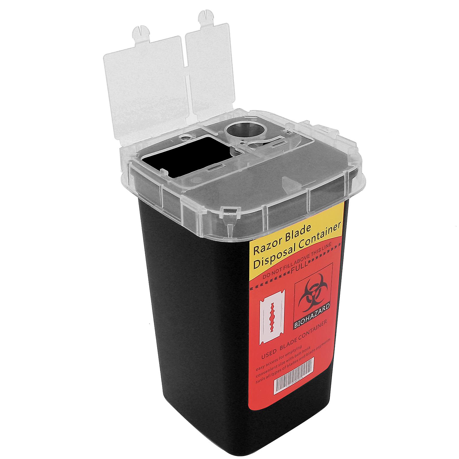2024 Razor Blades Disposal Case Plastic Waste Blade Syringe Needles ...