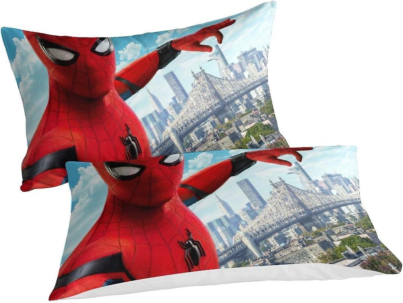 HOUKIG Spider-Man - 3D Duvet Cover, Cotton Bedding Set, Easy Care ...