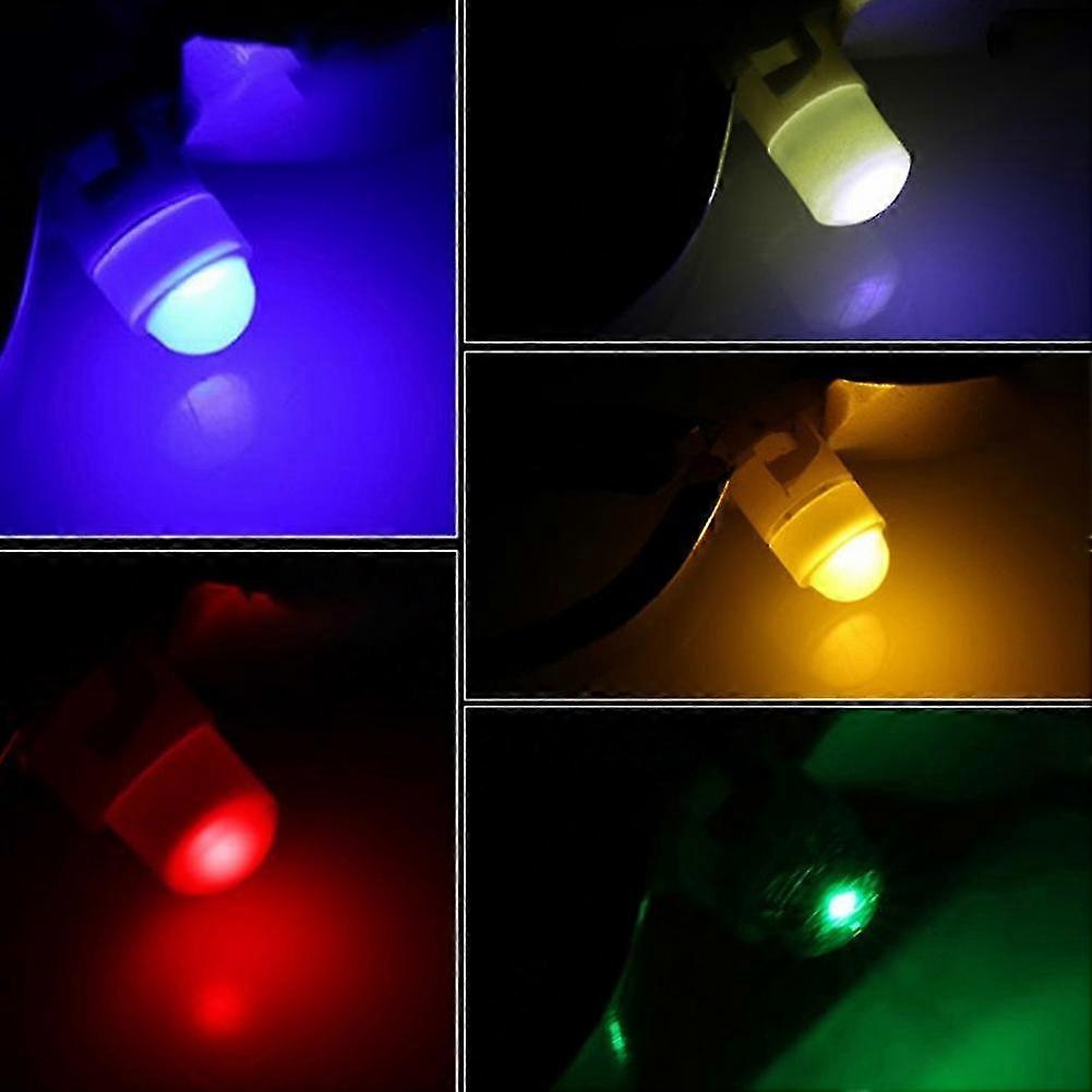 10pcs T3 Led 1smd 12v Car Dashboard Indicator Light Interior Reading ...