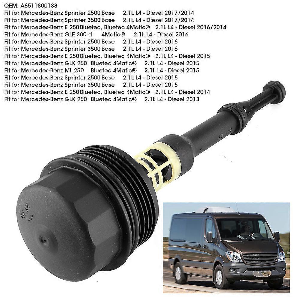 Oil Filter Housing Cap Assembly A6511800138 Fit for MercedesBenz ...