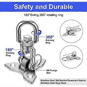 Awroutdoor Ceiling Hook With Sus304 Stainless Steel 450Kg Capacity 360 ...