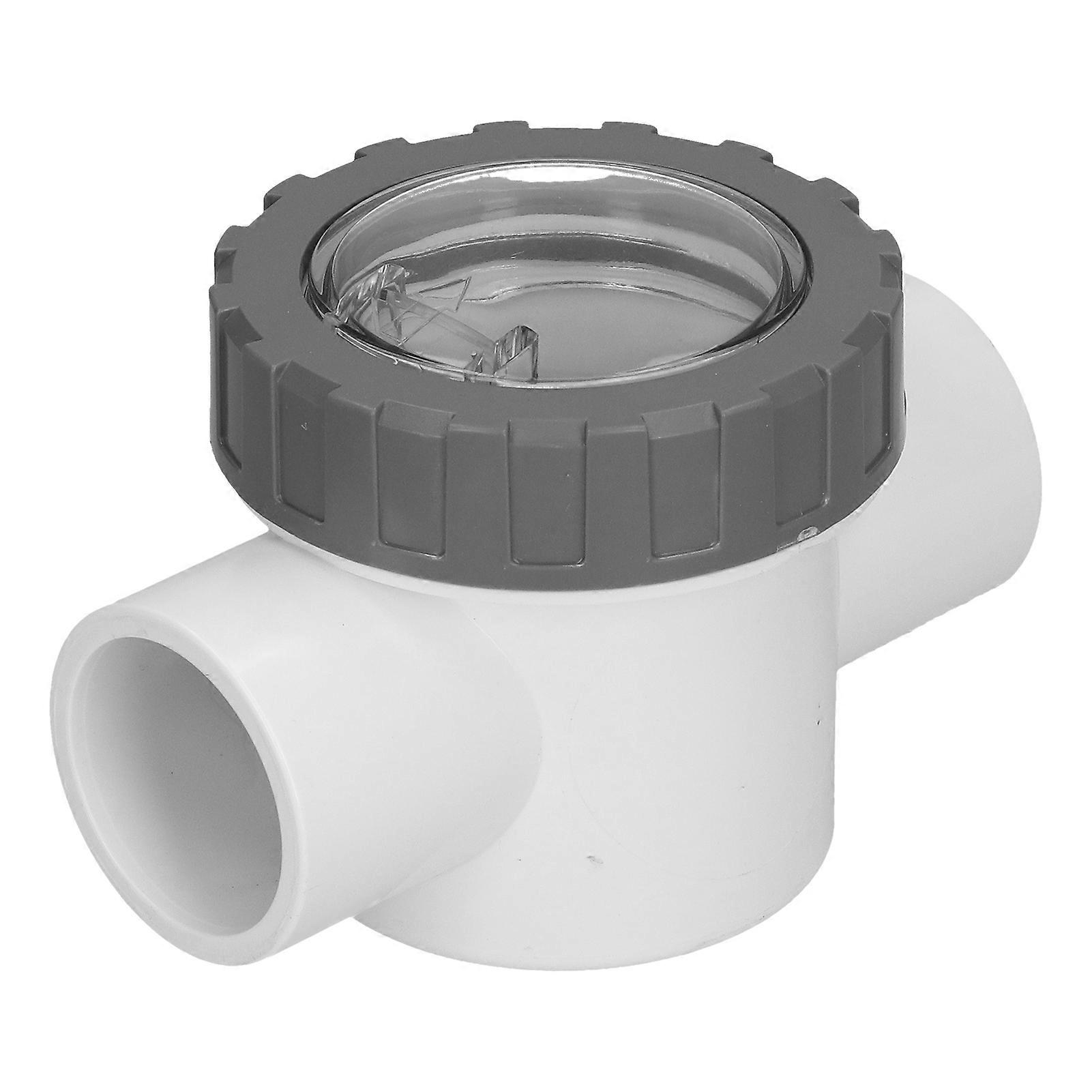 PVC Check Valve Swimming Pool Transparent NonReturn Valve Replacement ...