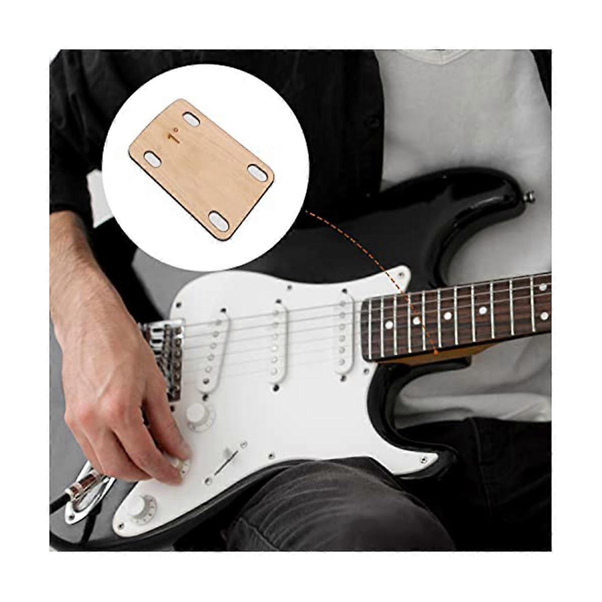 3Pcs Guitar Neck Shims, Solid Maple Wood Guitar Neck Shim Protection 0. ...