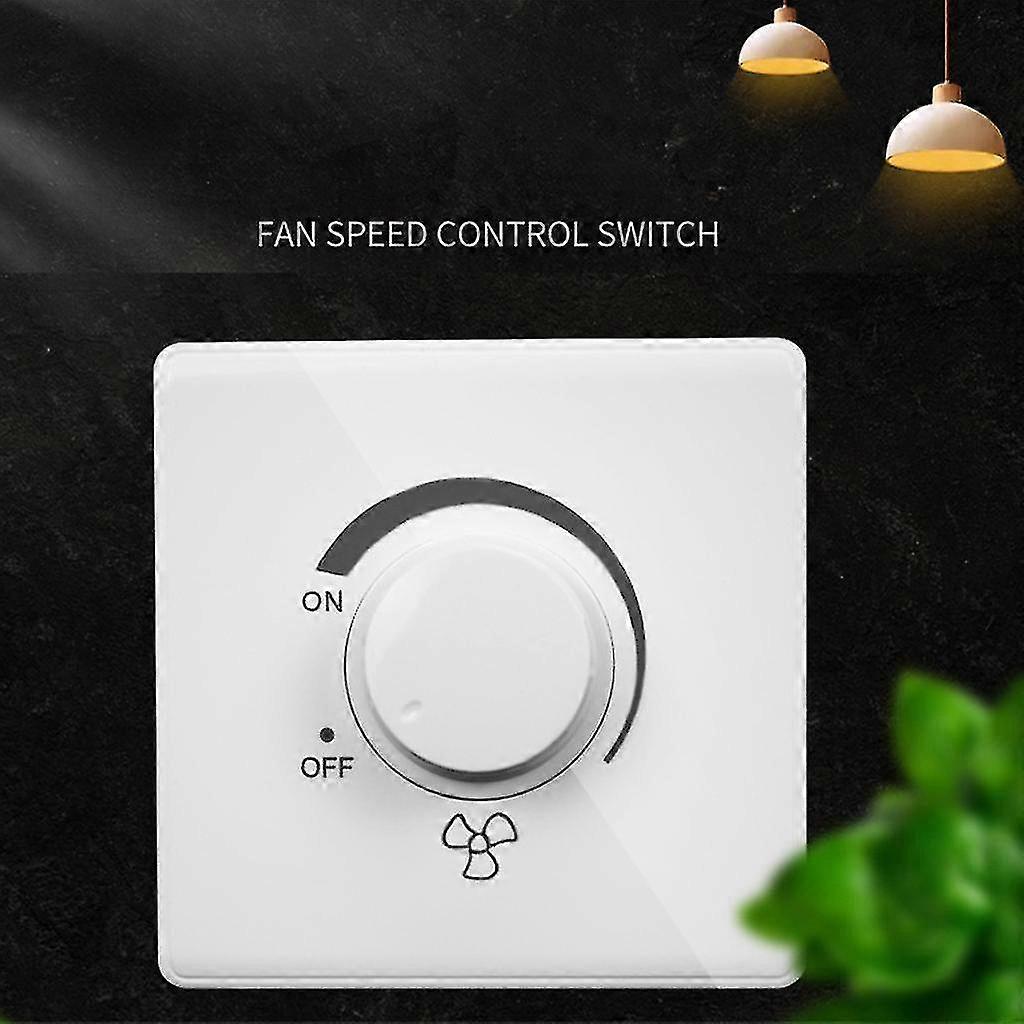 86 Type Ceiling Fan Adjustment Stepless Speed Controller Wall Switch ...