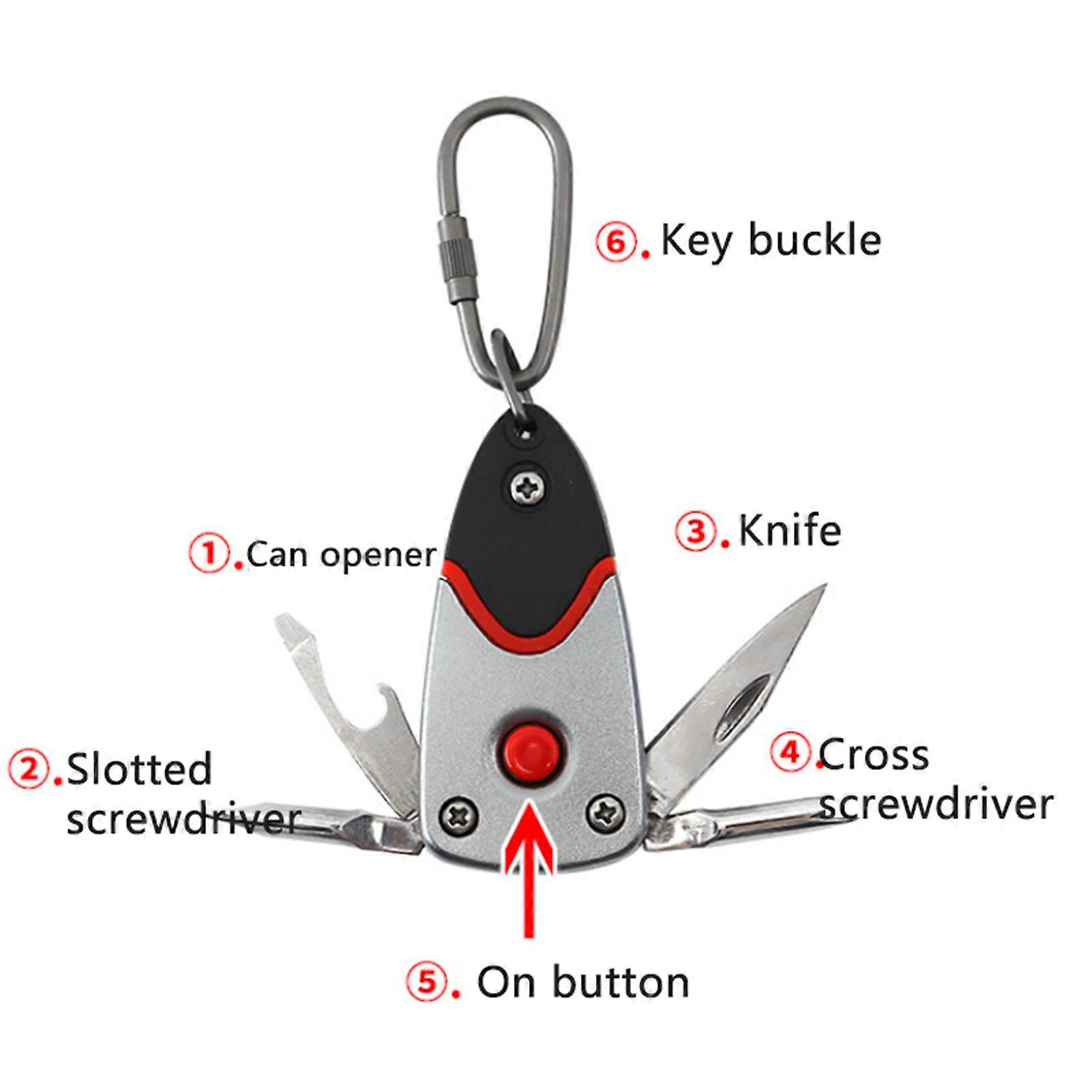 Stainless Steel Mini Multitool Keychain Shape Portable Multitool for ...