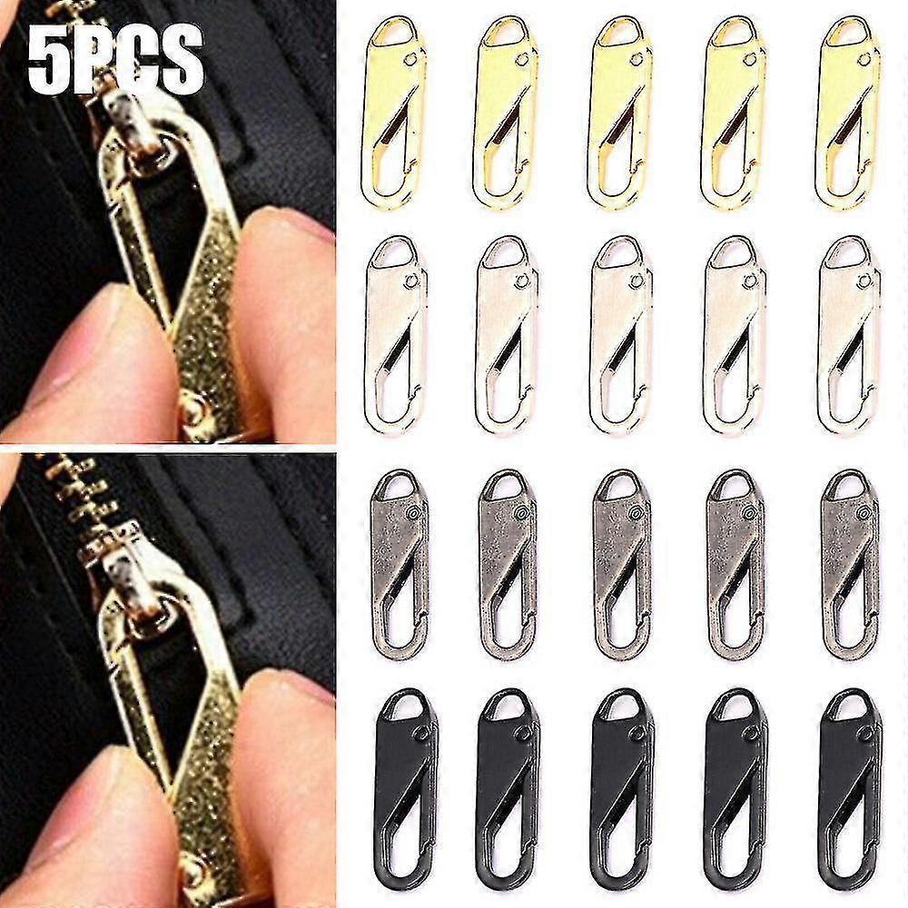 Metal Detachable Zipper Pull Replacement Zip Tags Fixer Slider Head ...