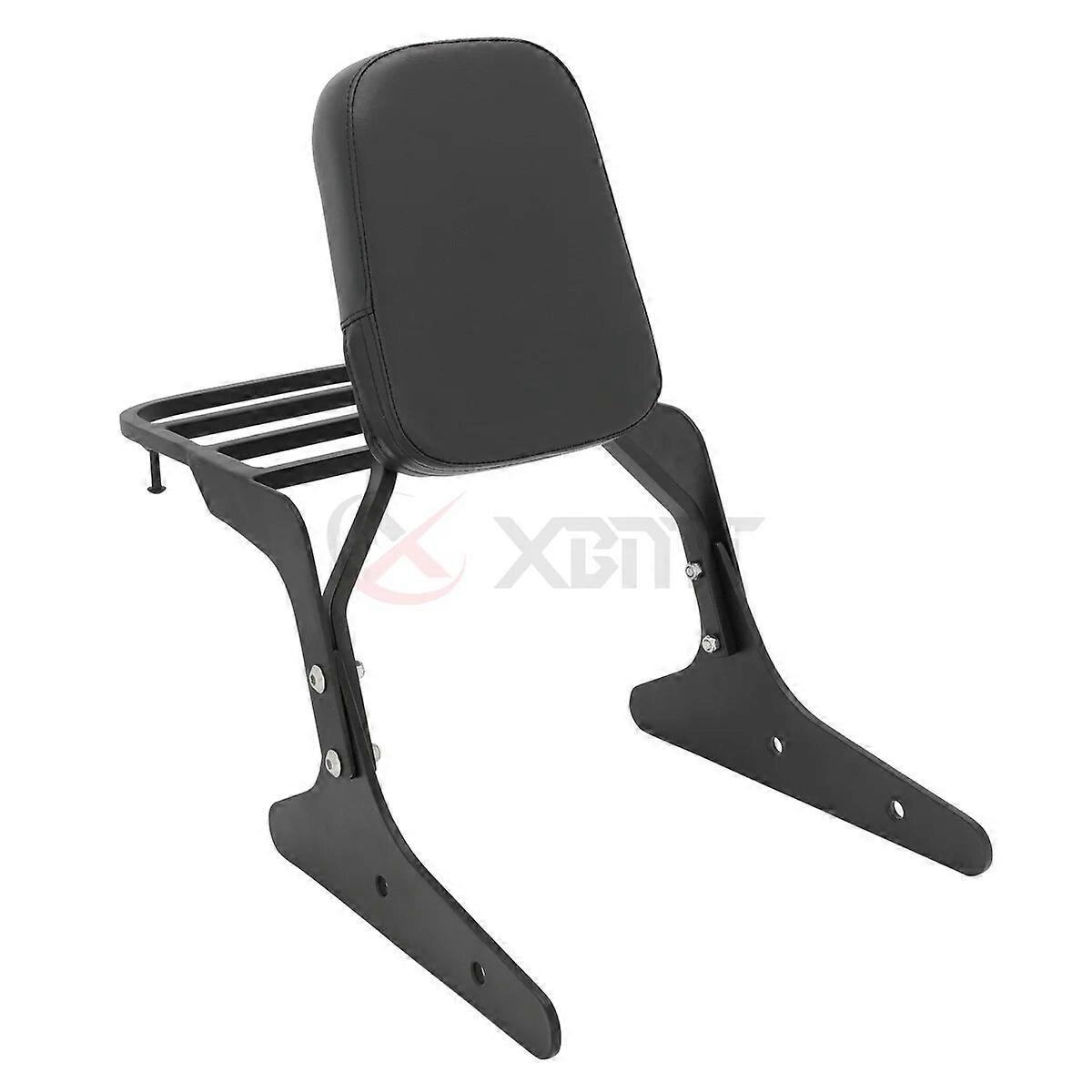 Motorcycle Chrome / Black Passenger Backrest Sissy Bar For Honda Shadow ...