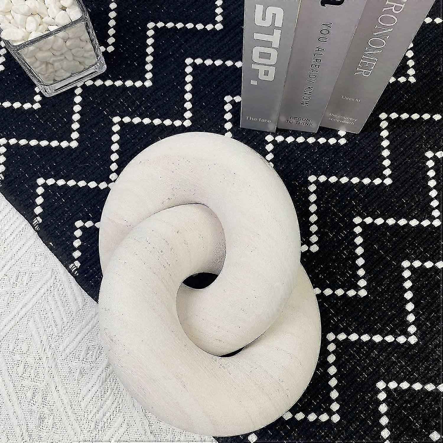 Wood Chain Link Decor, Living Room Decor Wood Knot, Hand Carved ...