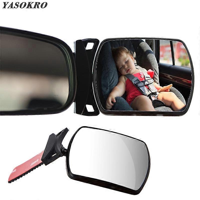 Car Blind Spot Mirror Children Car Back Seat Baby Mirror 360 Degree ...