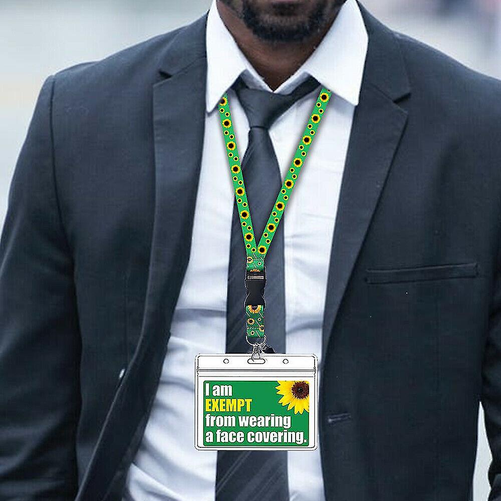 Face Covering Mask Exemption Pvc Card Hidden Disabilities Lanyard ...