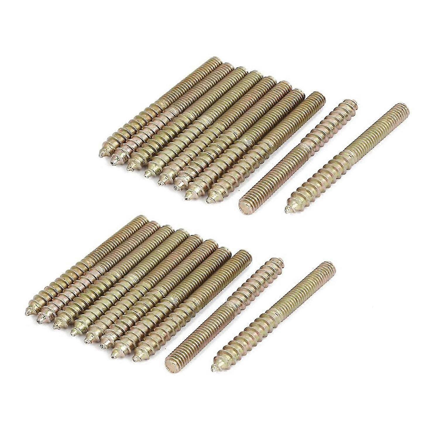 20pcs M6 X 59mm Double Ended Threaded Tap Screw | Fruugo UK