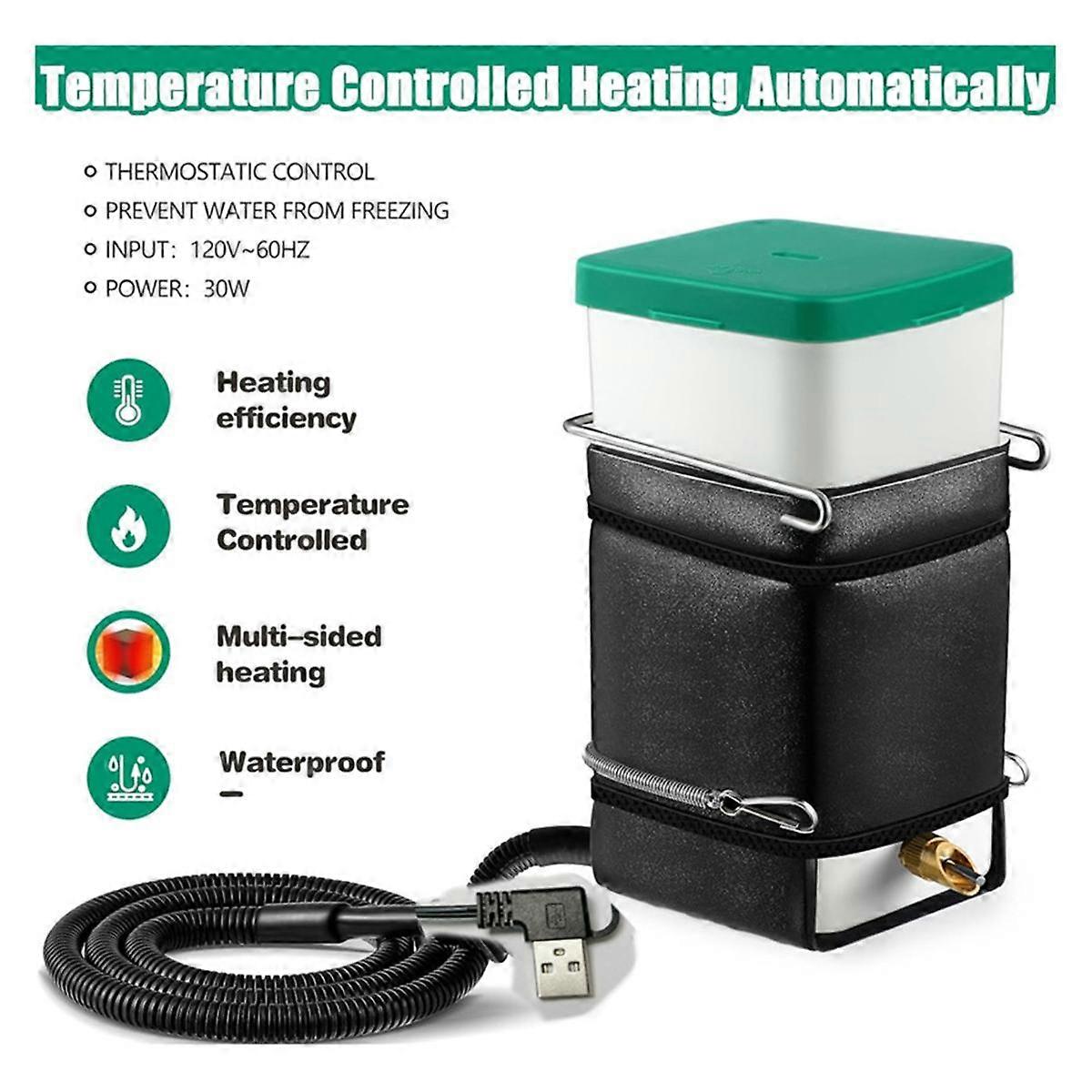 Heated Rabbit Water Bottle, 32 Oz No Drip Water Bottle for Rabbits ...