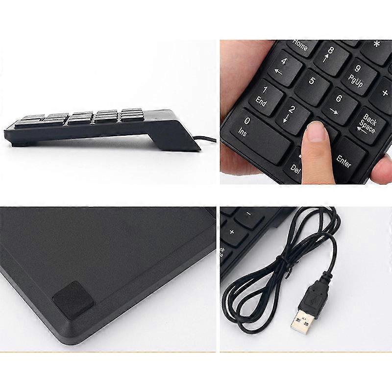 Usb Number Pad Numpad Numeric Keypad 18 Key Number Keypad Mini Keyboard For Laptop Pc Computer ...
