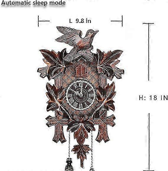 Cuckoo wall clock, carved cuckoo clock, quartz cuckoo clock, solid wood cuckoo clock, cuckoo ...