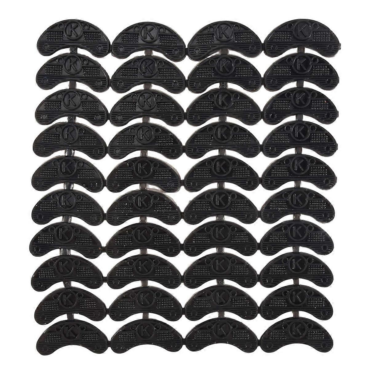 40PCS 20-Pair Rubber Heel Savers Toe Plates Taps DIY Shoe Repair Pads ...