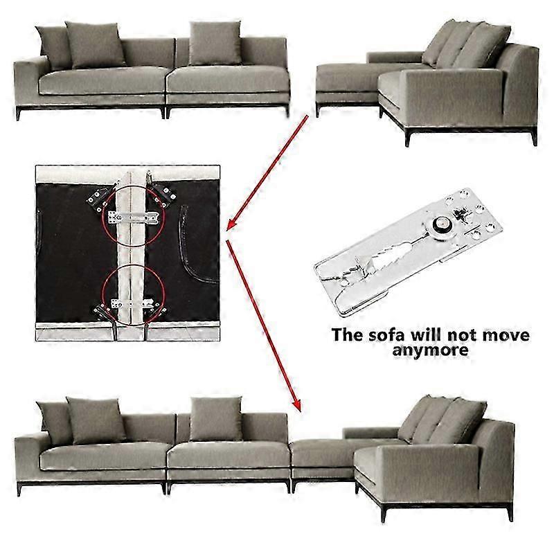 Sectional Sofa Connection with Snap Lock, Couch Clips Furniture ...