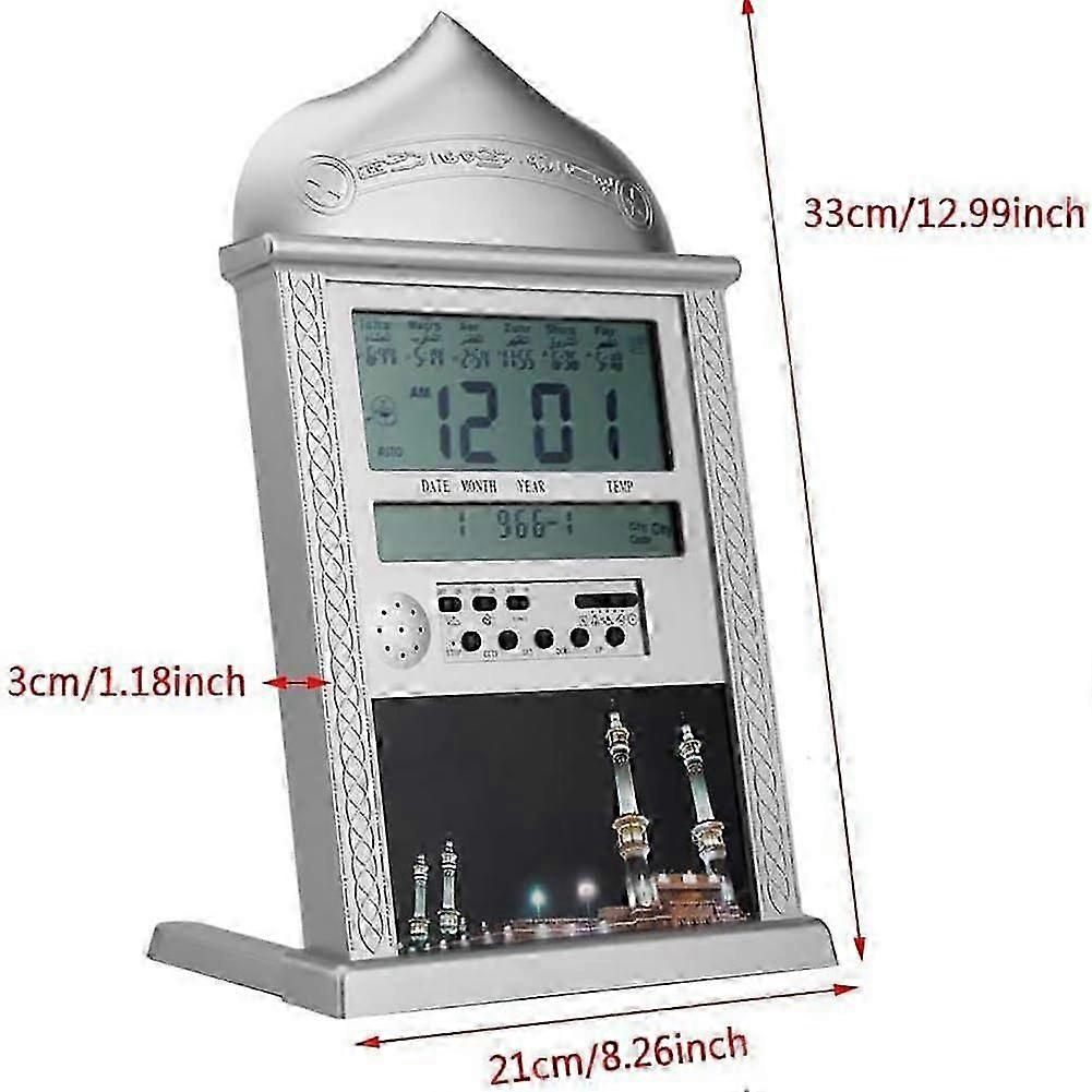 Azan Mosque Prayer Clock Islamic Mosque Azan Calendar Muslim Prayer ...