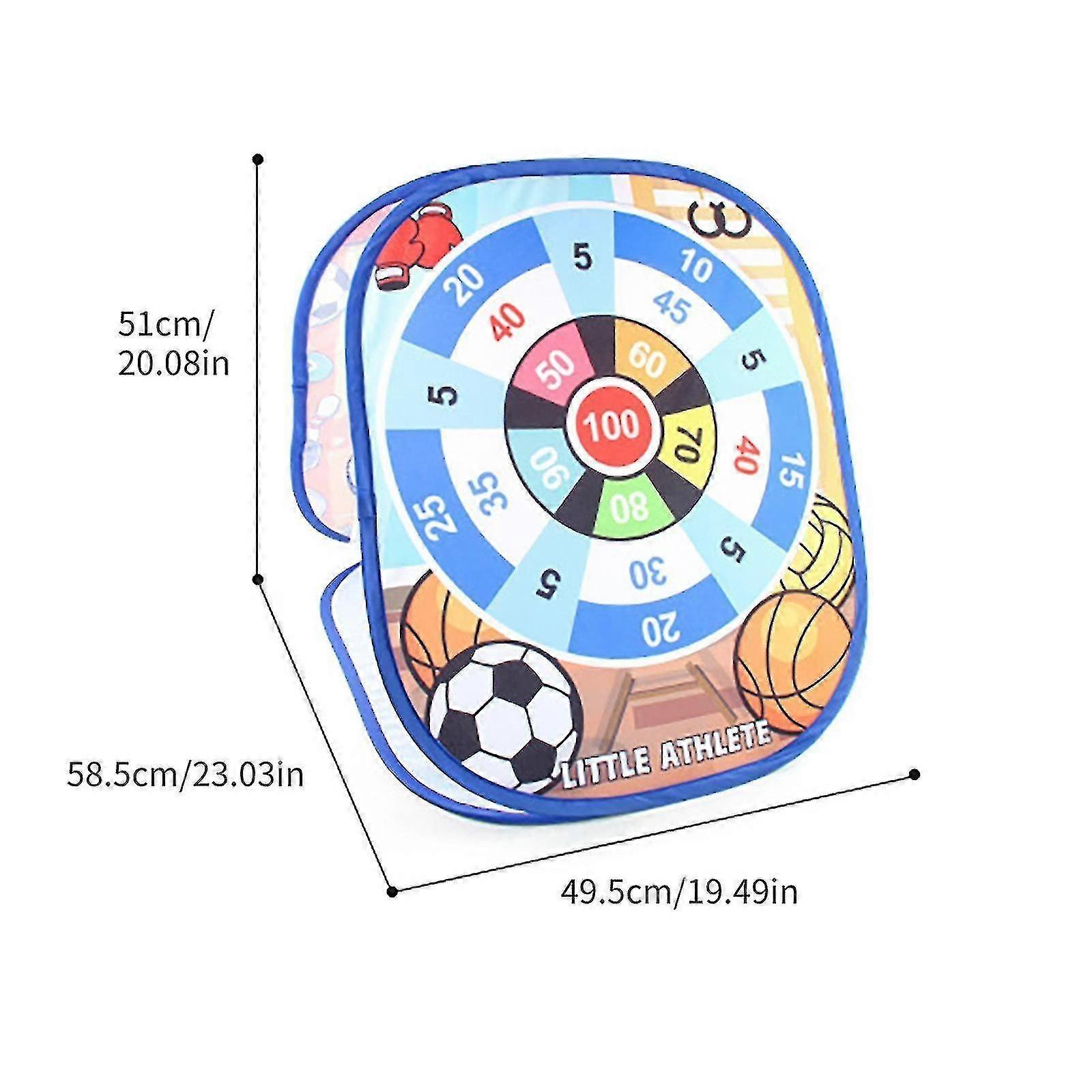 Foldable Kids' Game Board With 8 Colorful Toss Bags Easy To Carry ...