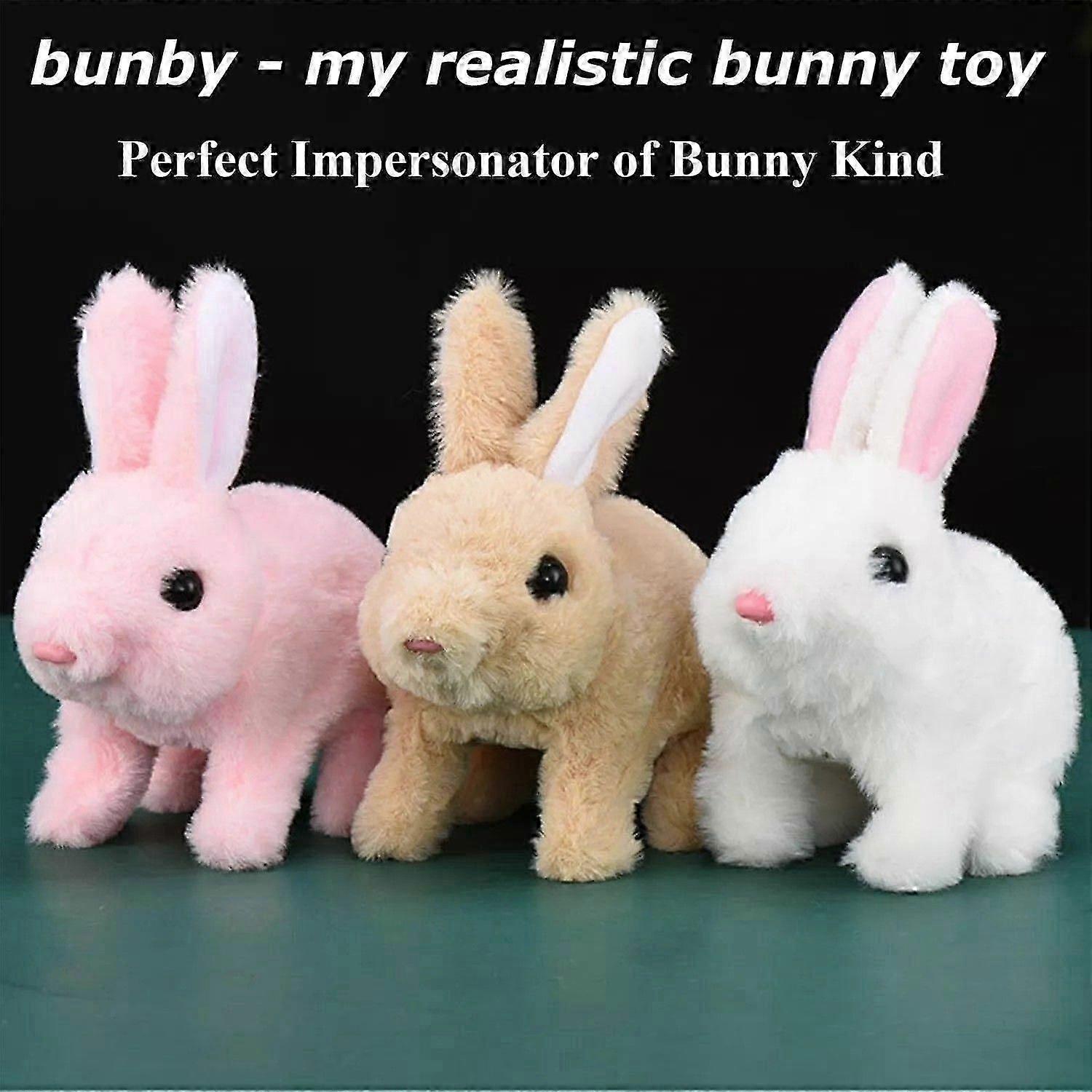 Bunby - My Realistic Bunny Toy, Realistic Bunny Toy for Kids | Fruugo UK