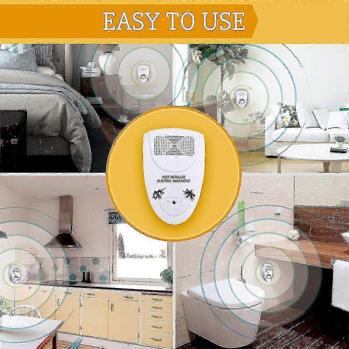 Ultrasonic Bat Repellent Device Pack of 2 - Effective Solution to Deter ...