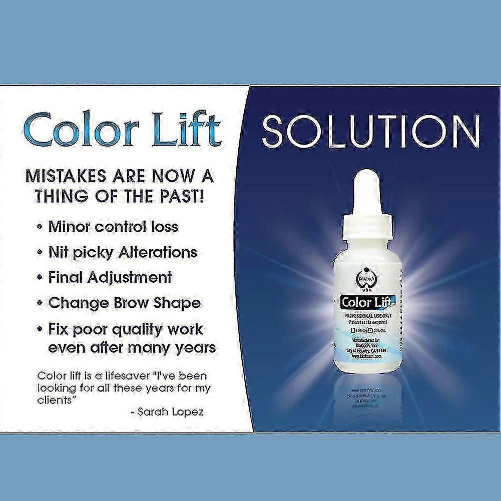 1oz Micro Blading Permanent Makeup Easy Apply Color Lift Solution ...