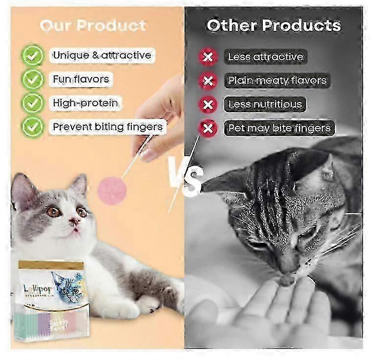 Celery Pets Lollipop Cat Treat, Freeze Dried Lollipop Lickable Wet Cat ...