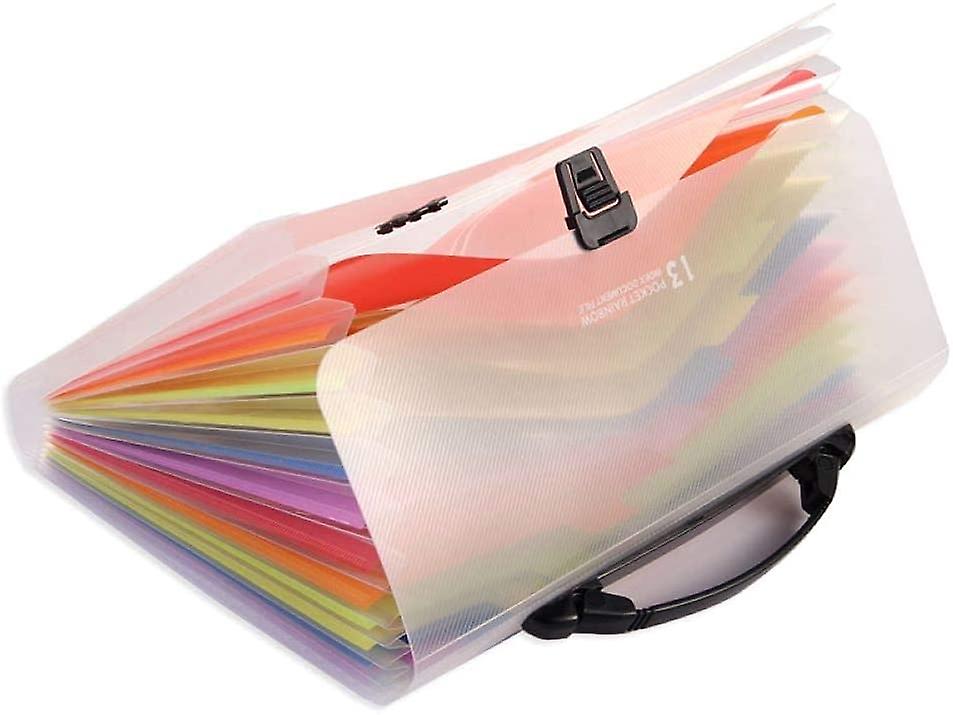 13 Pack Expanding File Folders Accordion Document Organizer, Letter A4 ...