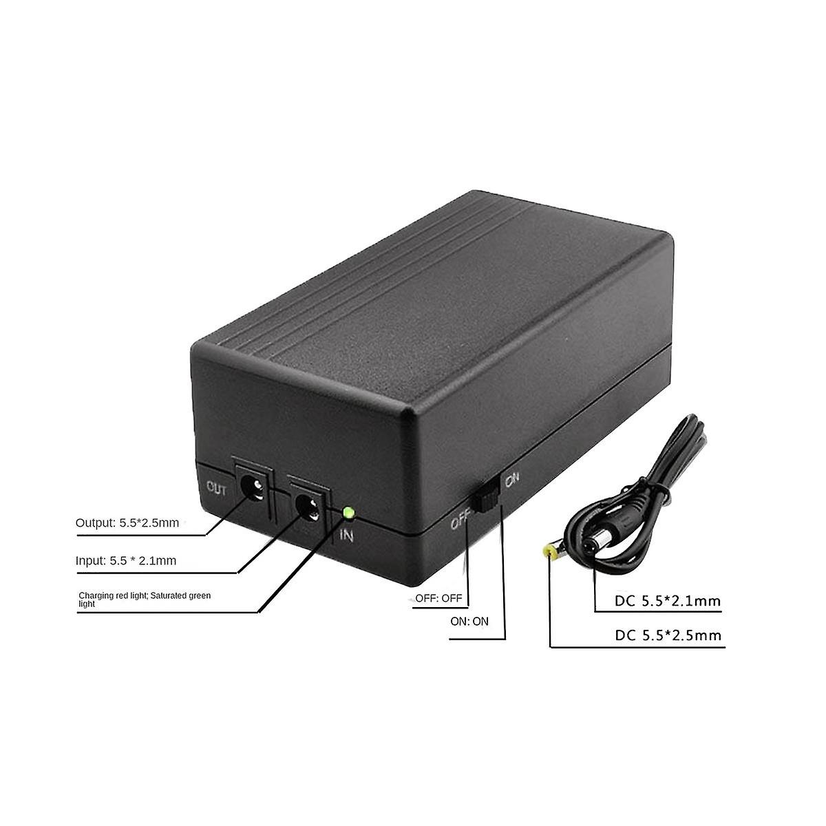 12v 2a Uninterruptible Power Supply Mini Ups 12000mah Battery Backup ...