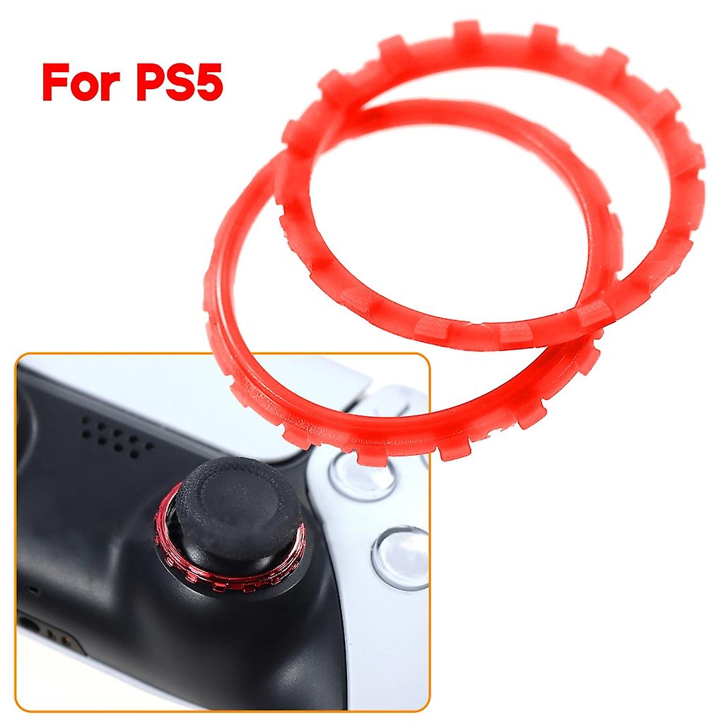 1Pair Plastic Thumbstick Accent Rings for PS5-Handle Analoy Joystick ...