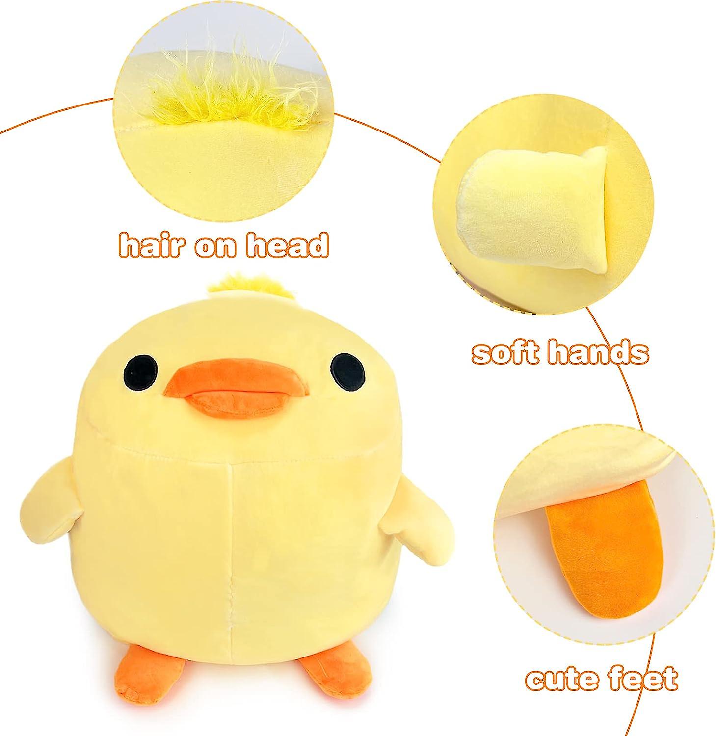 Giant Duck Plush Pillow 16 inch Big Yellow Stuffed Duck Animal ...