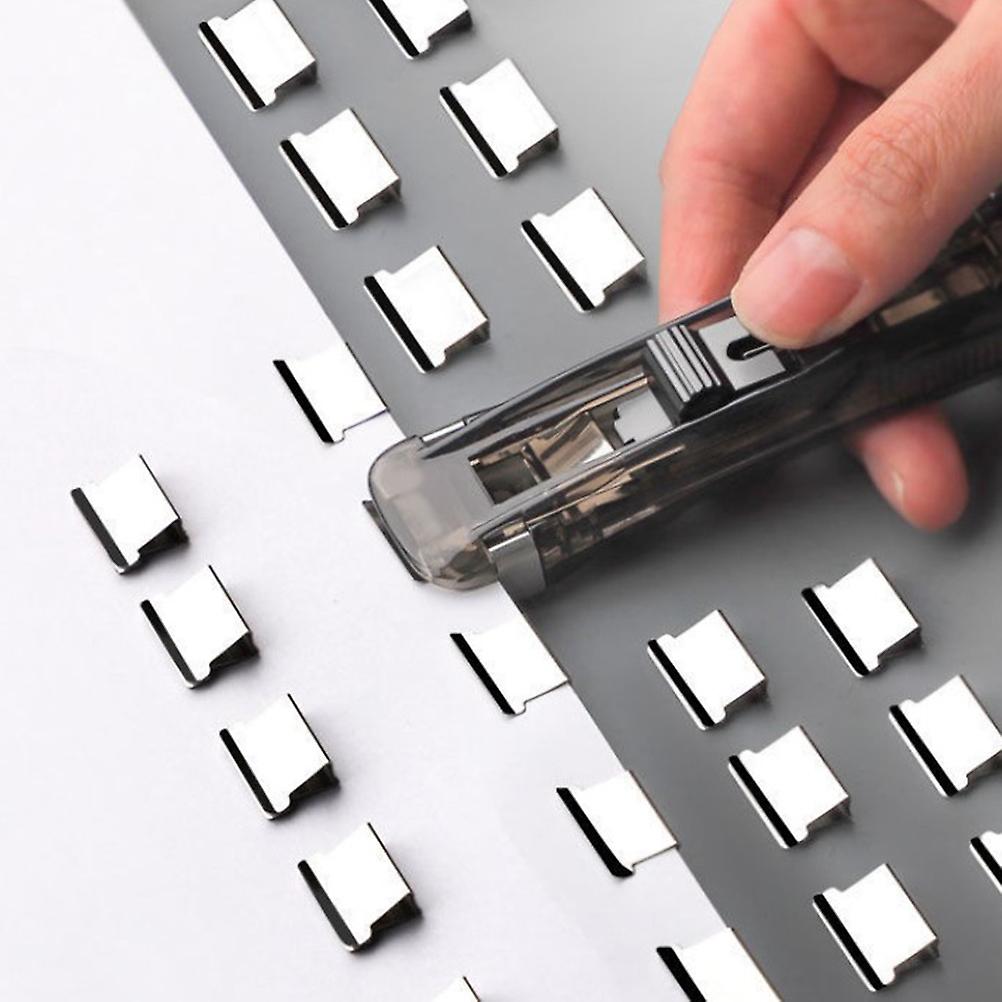 Transparent Acrylic Stapler Mini Push Stapler Set with 50 Reusable ...