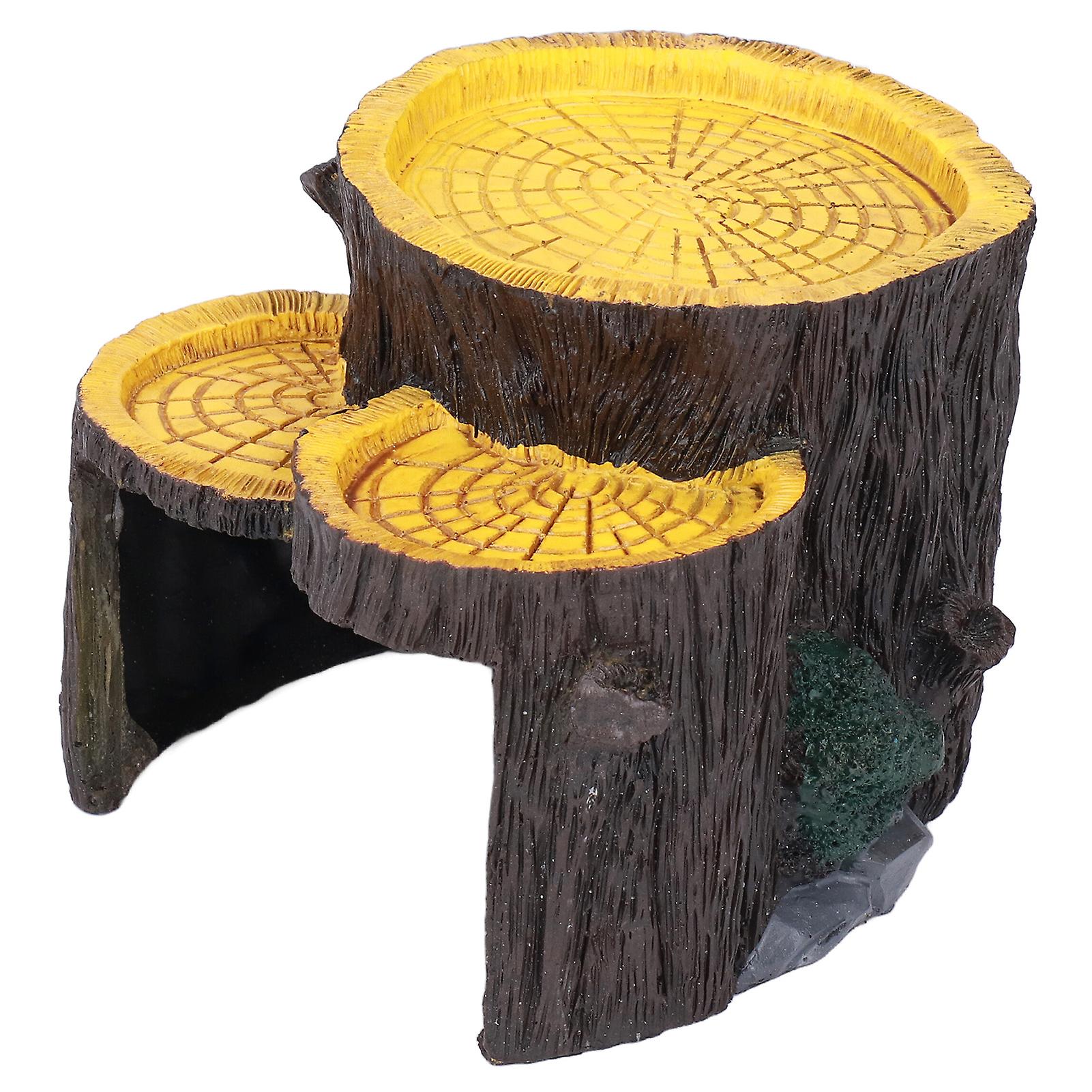 Small Resin Stump Cave for Aquariums and Reptile Hideouts | Fruugo AU