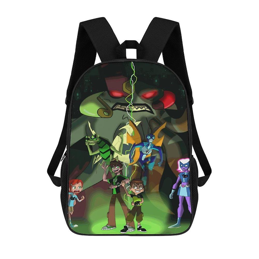 Ben 10 Animated Shoulder Backpack School Bag Bookbag Multipurpose ...