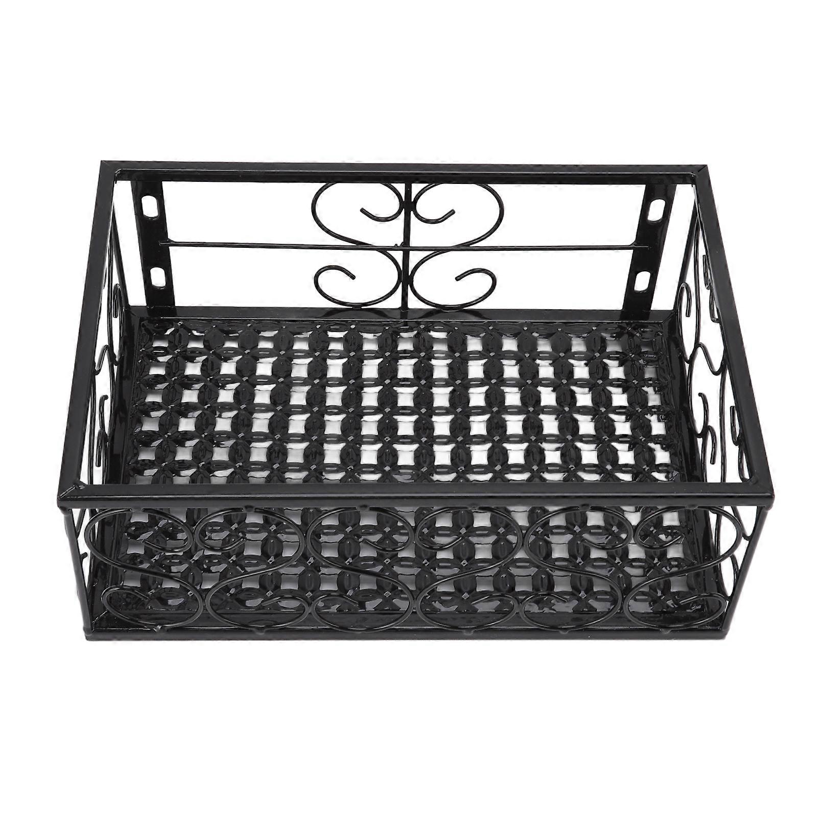 Balcony Flower Pot Stand Thickened Iron Decorative Patio Railing Shelf ...