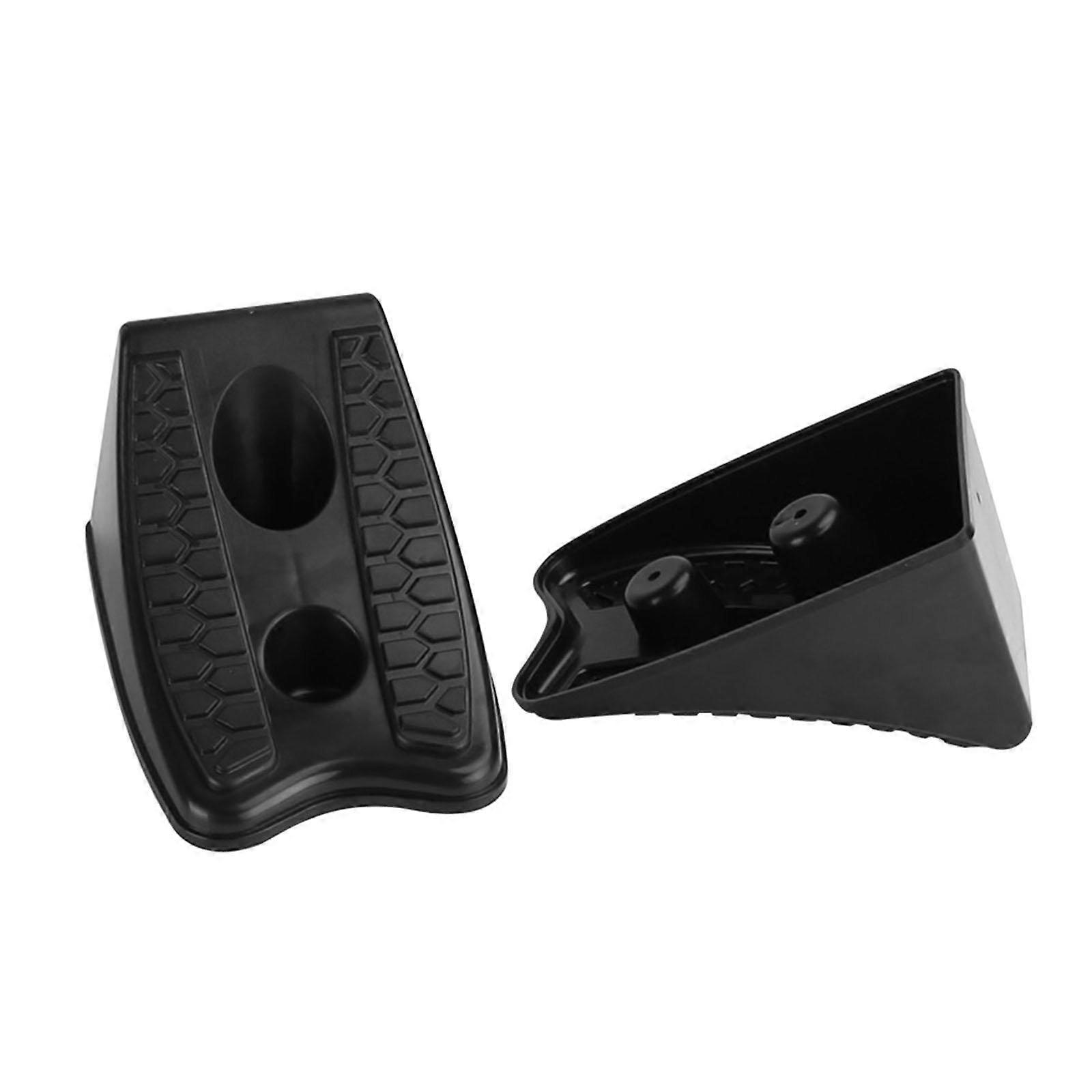 2 Pieces Wheel Chocks Stable High Performance Wheel Wedge Car Control ...
