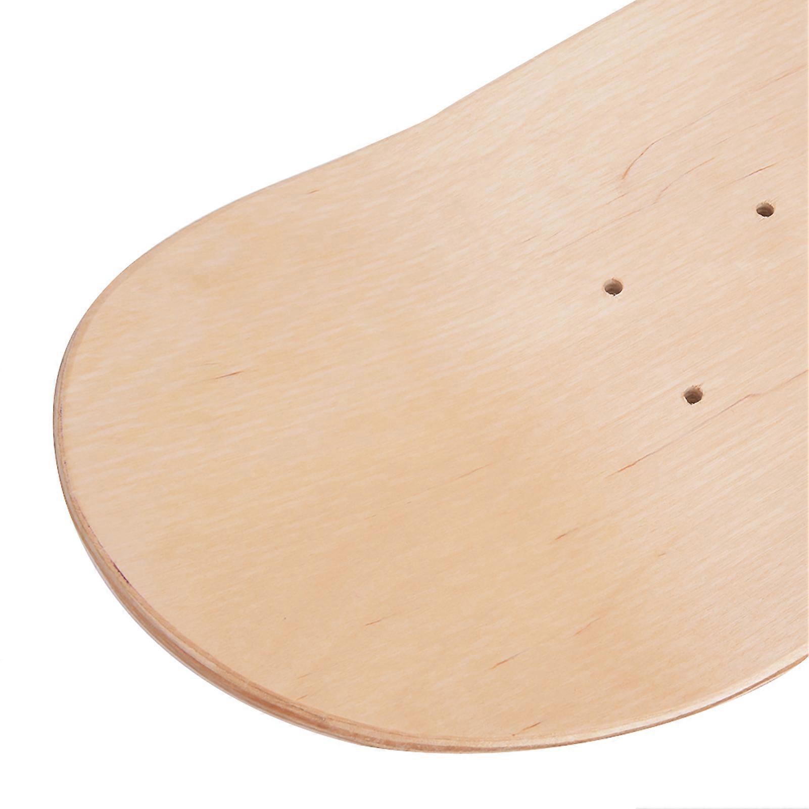 Maple Wood Blank Double Warped Skateboard Deck Concave Board Accessory ...