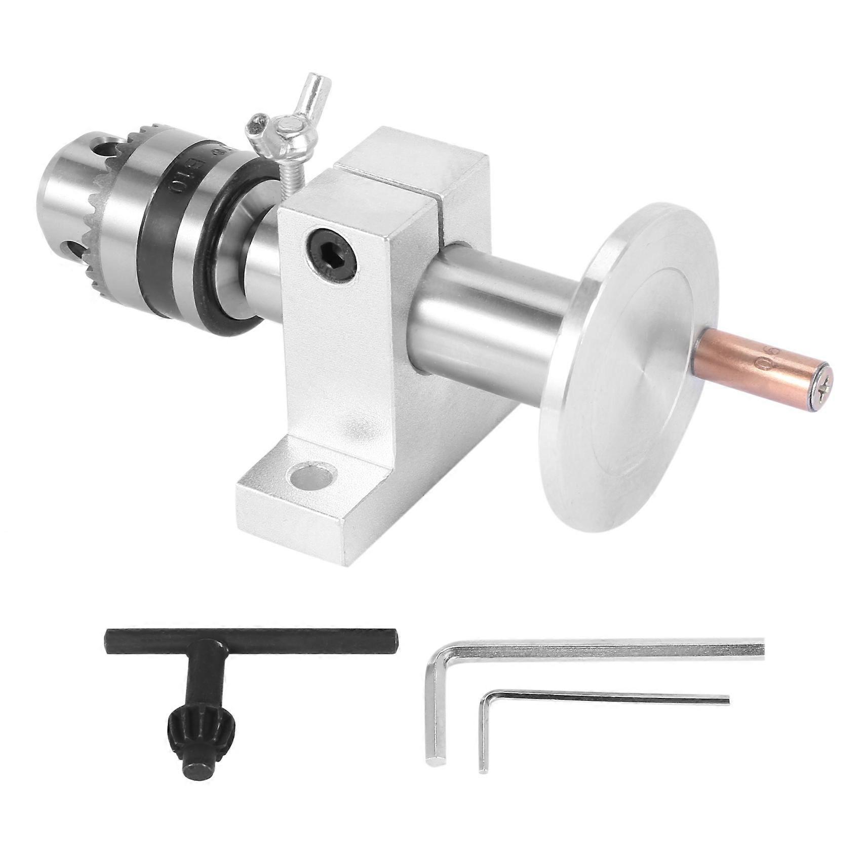 Live Lathe Center Head With Chuck Diy Accessories For Mini Lathe ...