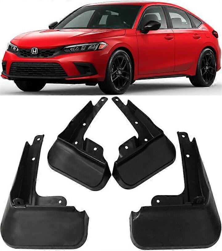 Genuine Front & Rear Splash Guards Mud Flaps For 2023-2024 Honda Civic ...
