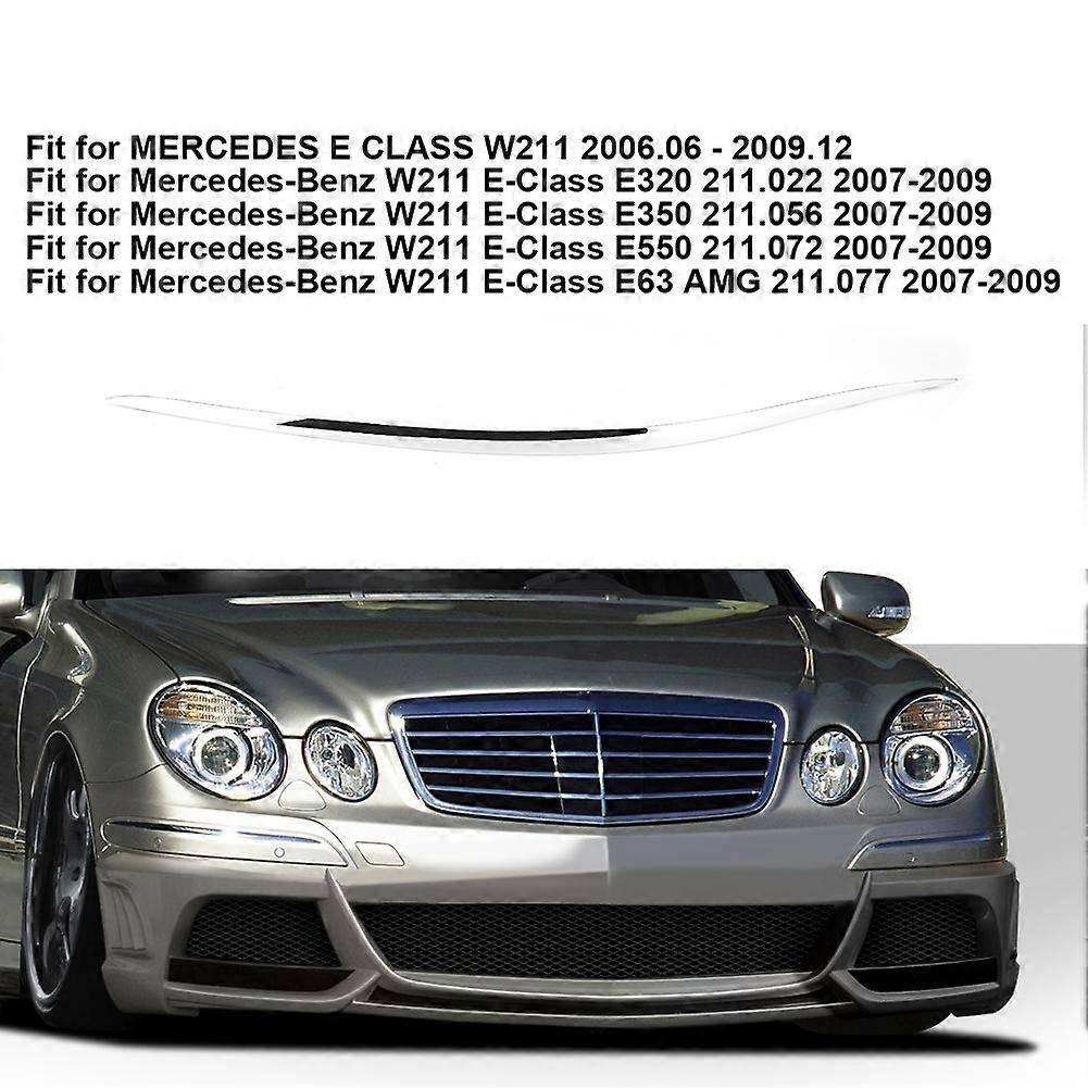 Front Bumper Moulding Chrome Trim Fits for Mercedes Benz W211 E Class ...