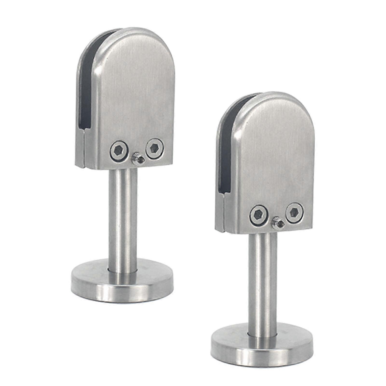 2pcs/set Window Support For Handrail Glass Clip Clamp Easy Install ...