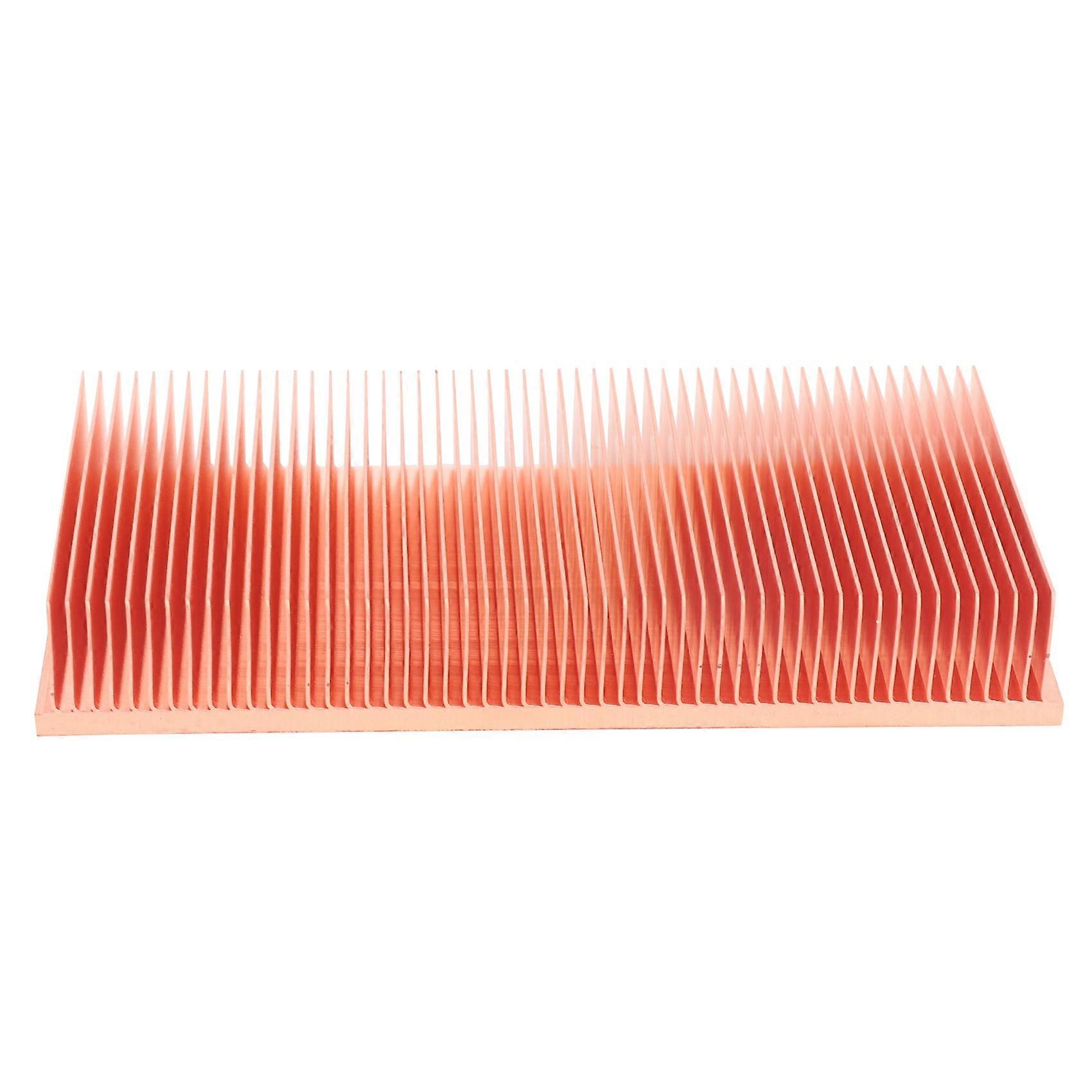 Pure Copper Heatsink 100X50X15mm Skiving Fin Heat Sink Radiator for ...