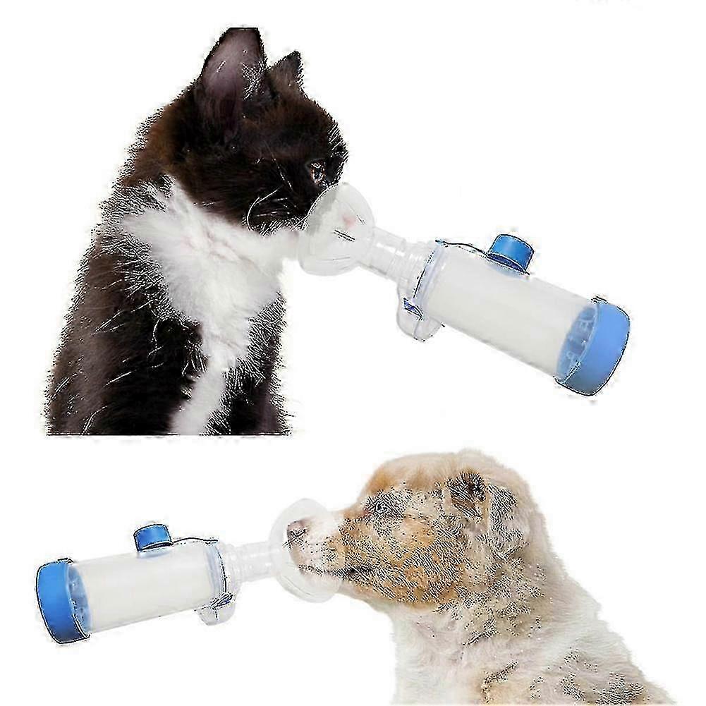 Inhaler Spacer with 2 Masks for Pets Cat and Small Dog Inhaler Spacer ...