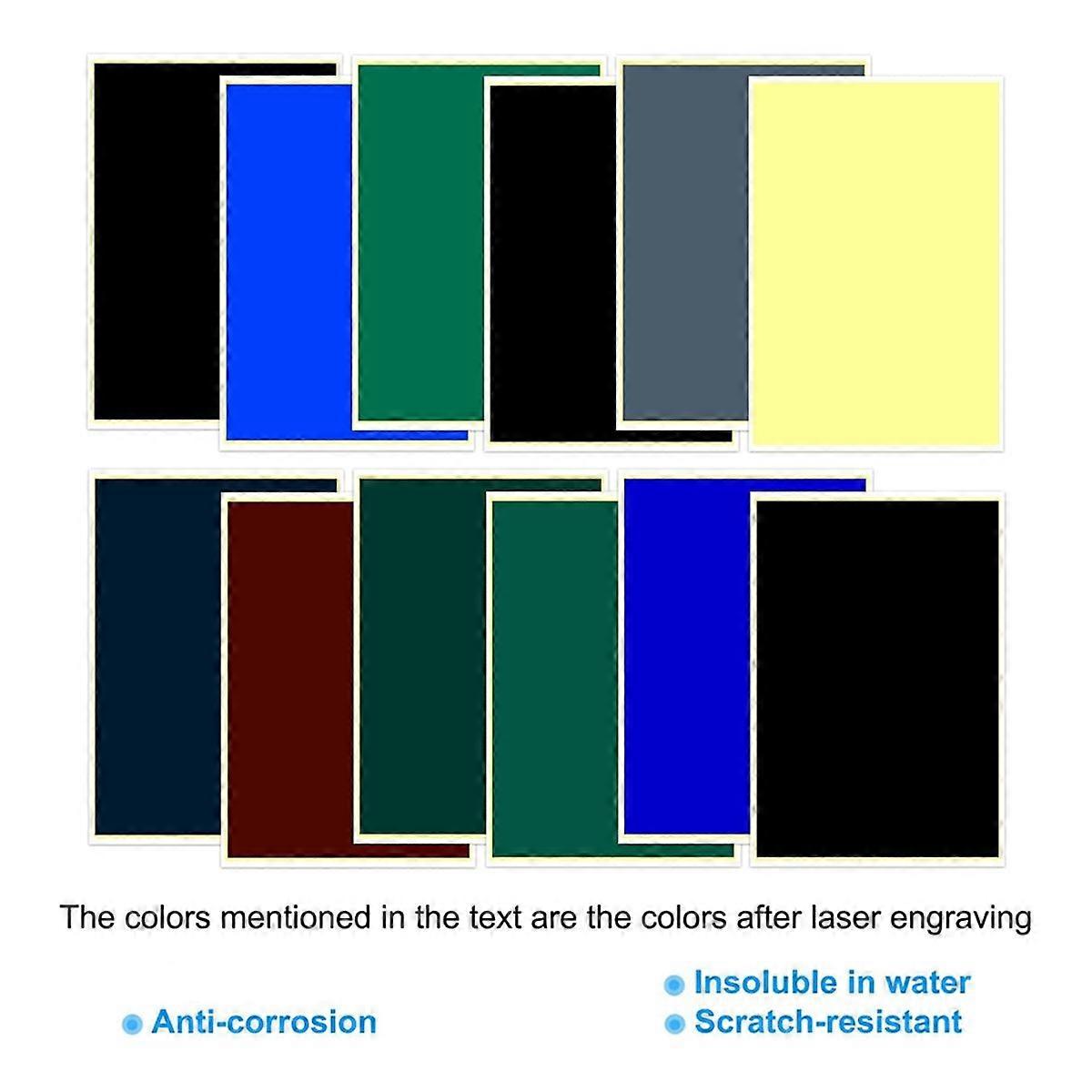 Laser Engraving Paper,2Pcs Laser Engraving Marking Color Paper for ...