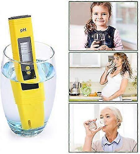 Digital Ph Meter, Portable Digital Ph Tester Reader 0.01ph Resolution ...