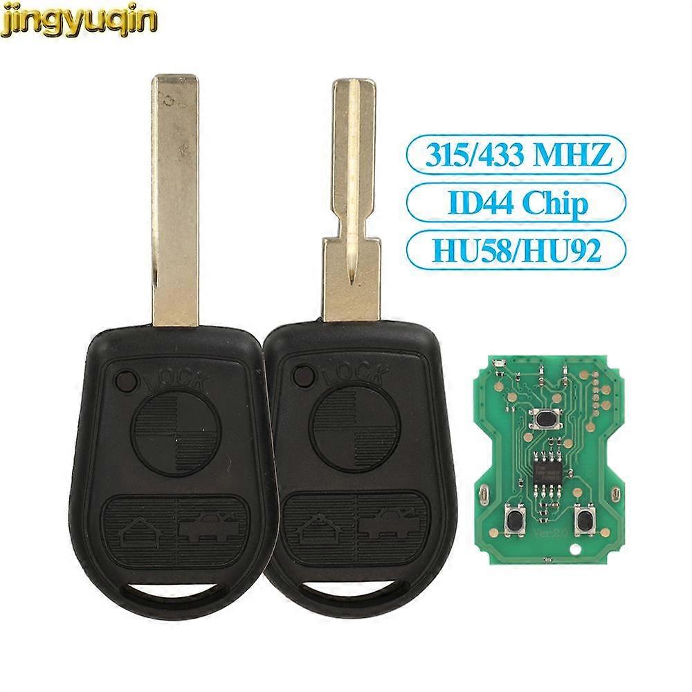Remote Car Key Control 315/433 MHZ ID44 PCF7935 Chip For BMW E31 E32 ...