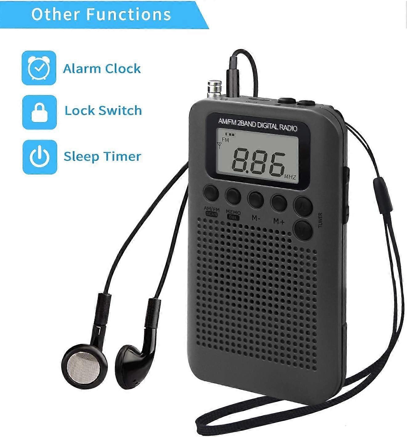 2025 New l-328 Small Portable Radio, Rechargeable Portable Radio with ...
