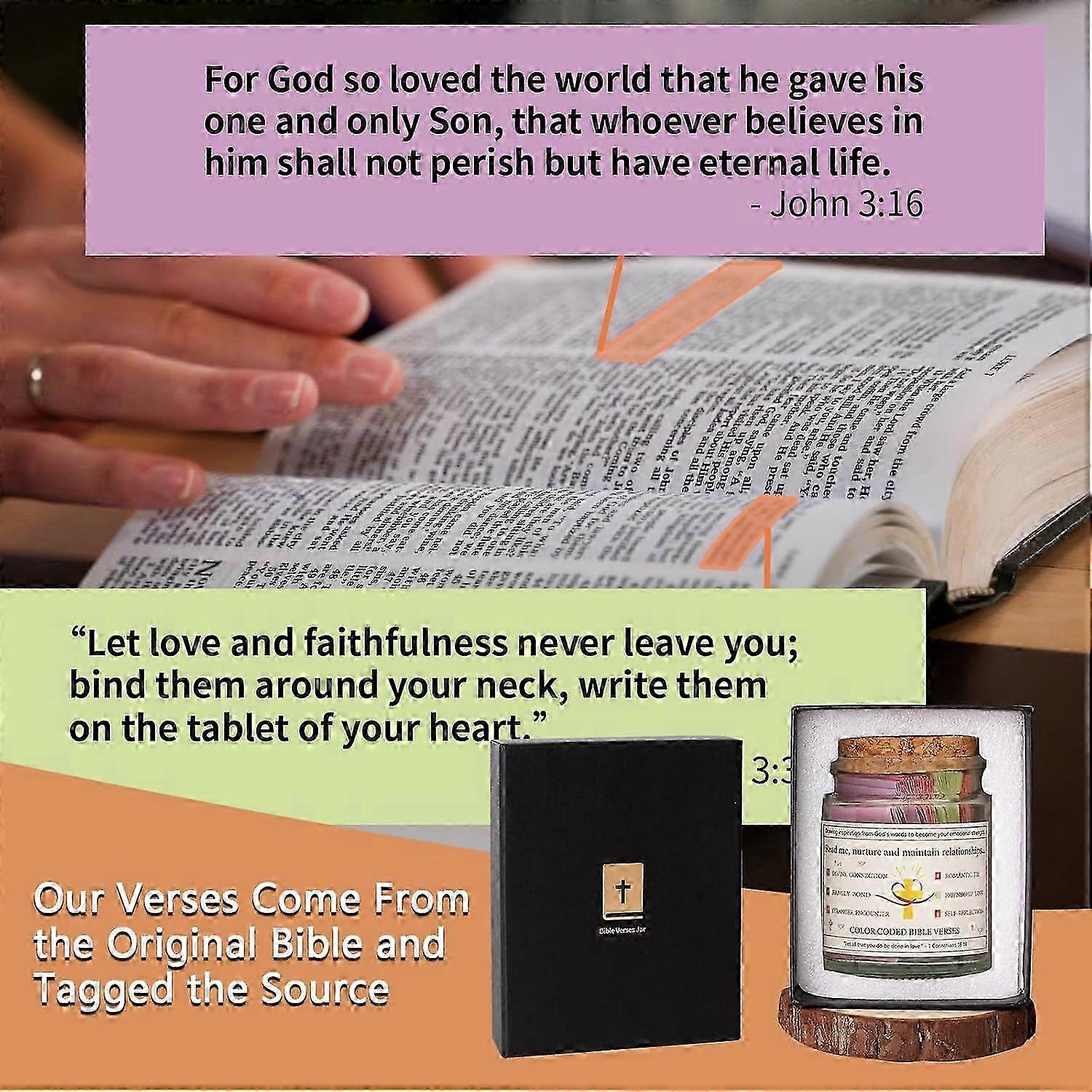 Bible Verse Jar, Read Me When Bible Verses Jar for Emotions and ...